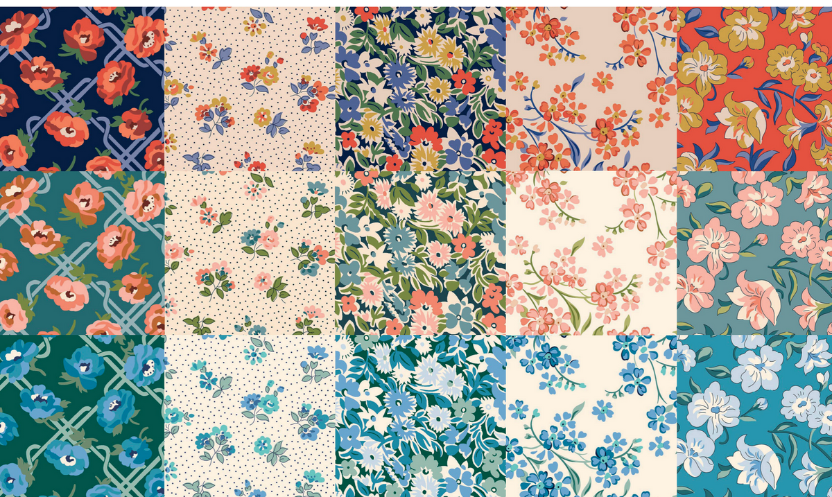 Liberty Floral Nostalgia 5" charm pack – Morris Textiles